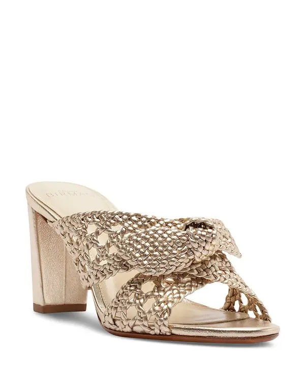 ALEXANDRE BIRMAN Belinda Leather Slide Sandals