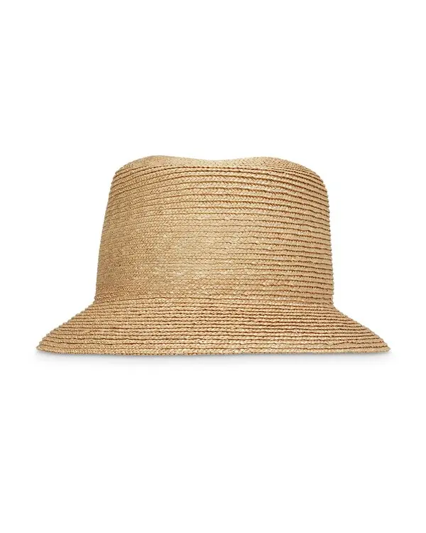 Saint Laurent Maglina Straw Bucket Hat