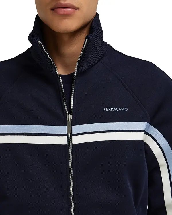 FERRAGAMO Double Face Jersey Track Jacket