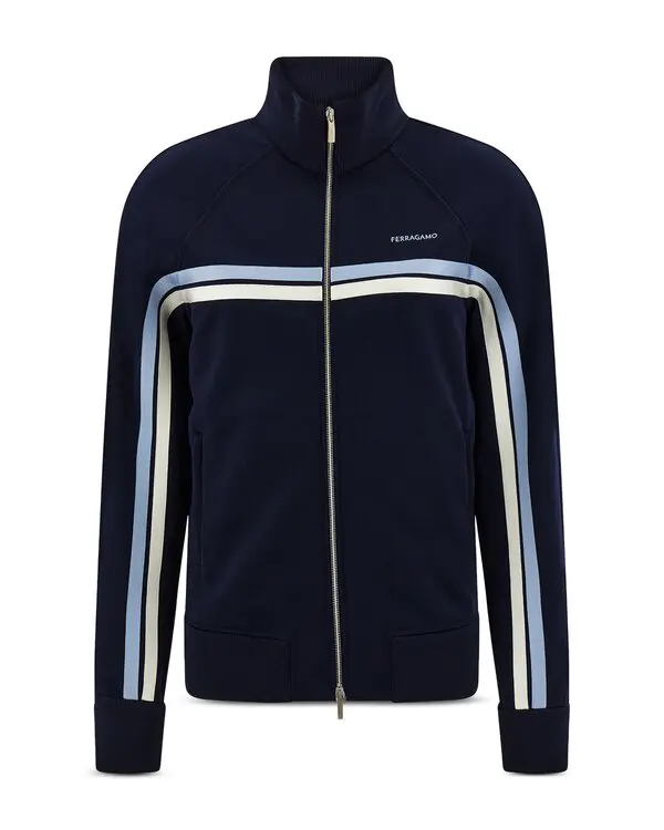 FERRAGAMO Double Face Jersey Track Jacket