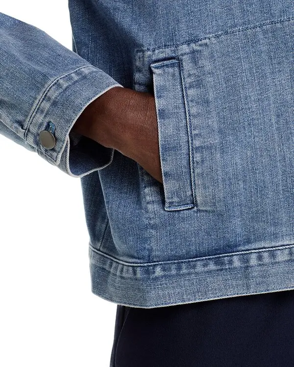 Eileen Fisher Cotton Stretch Denim Jacket