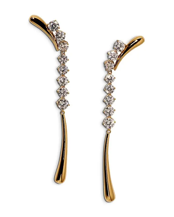 Nadri Phenom Long Linear Earrings
