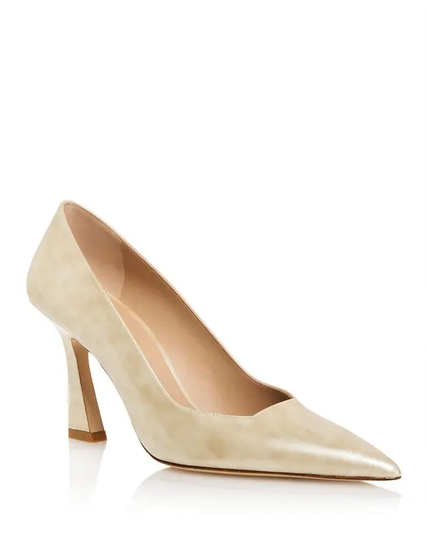 STUART WEITZMAN Vinnie 85 Pumps - Linen