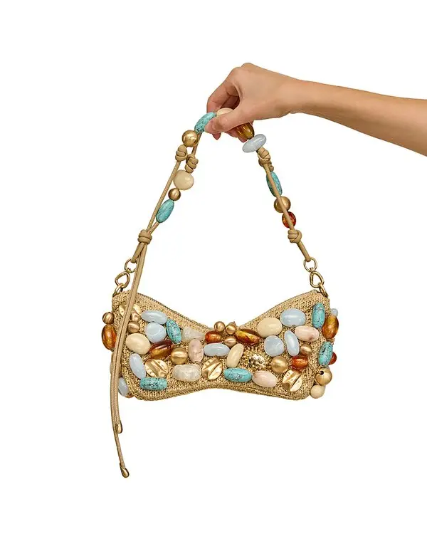 Cult Gaia Mercier Beaded Clutch - Multi