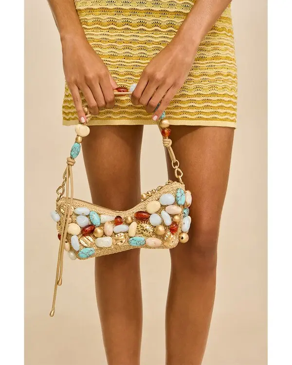Cult Gaia Mercier Beaded Clutch - Multi