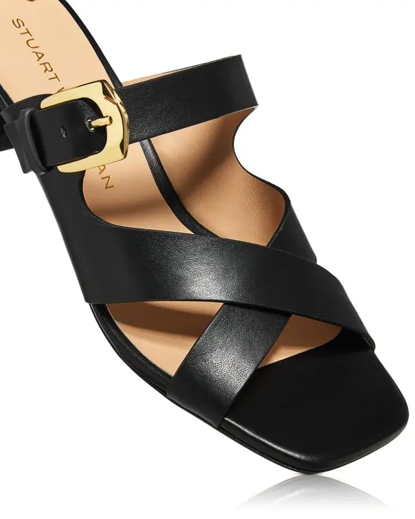STUART WEITZMAN Sai 50 Sandals - Black