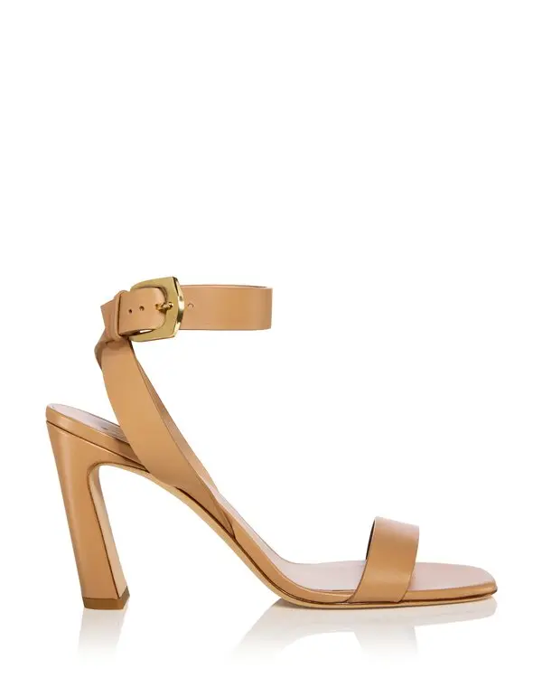 STUART WEITZMAN Sai 85 Sandals - Adobe