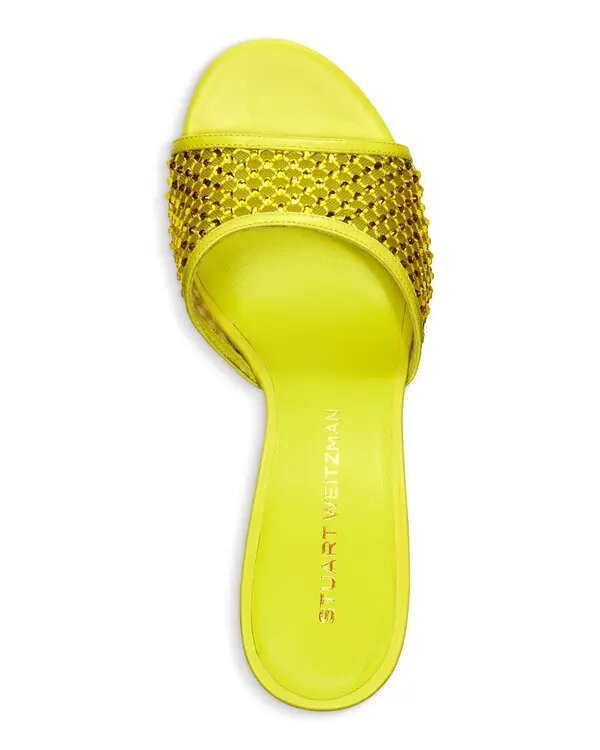 STUART WEITZMAN Bareitall Shine 85 Slides