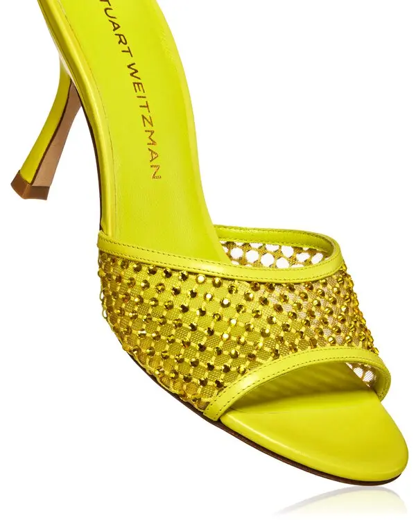 STUART WEITZMAN Bareitall Shine 85 Slides