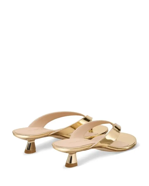 STUART WEITZMAN Rio Sleek 35 Sandals - Platino