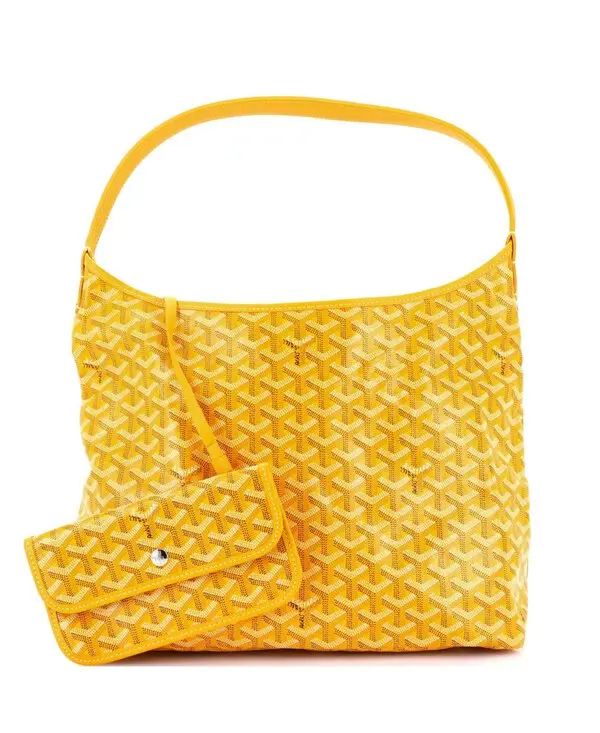 Goyard Boheme Hobo Coated Canvas - Yellow