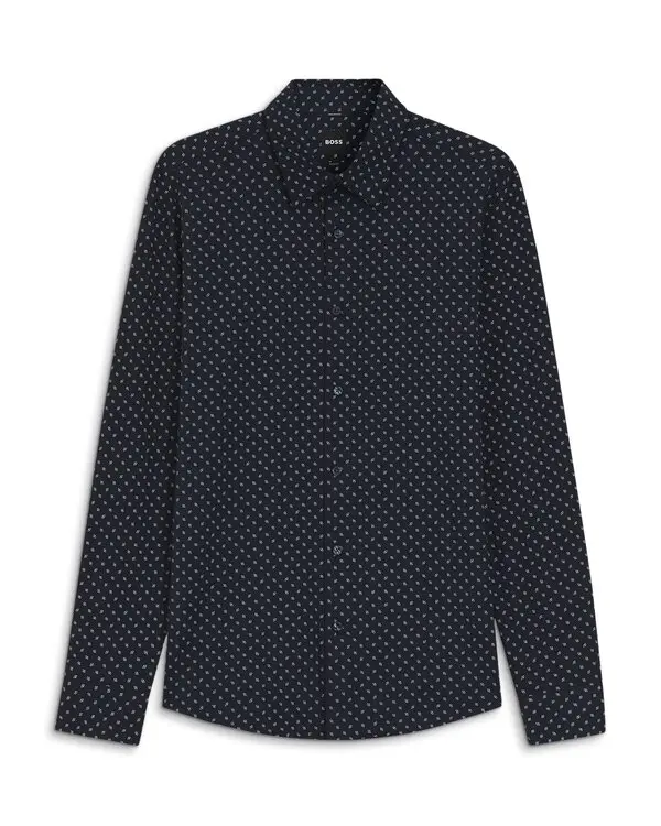 BOSS P-roan Kent Slim Fit Button Down Shirt