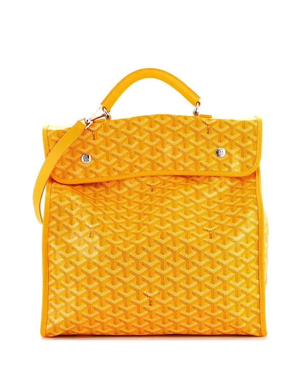 GOYARD Saint Leger Briefcase Backpack Coated Canvas