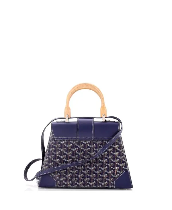 Goyard Pm Saigon Top Handle Bag - Blue