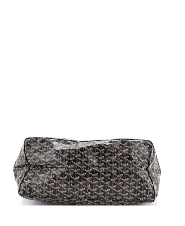 Goyard Gm Saint Louis Tote Coated Canvas - Black