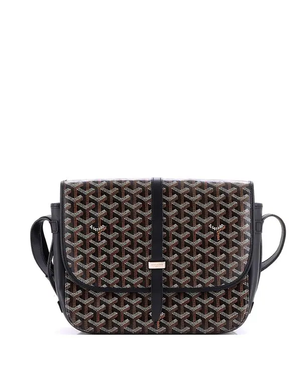 Goyard Mm Belvedere Ii Messenger Bag Coated Canvas