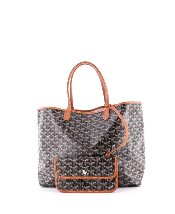 Goyard Pm Saint Louis Coated Canvas Tote - Brown