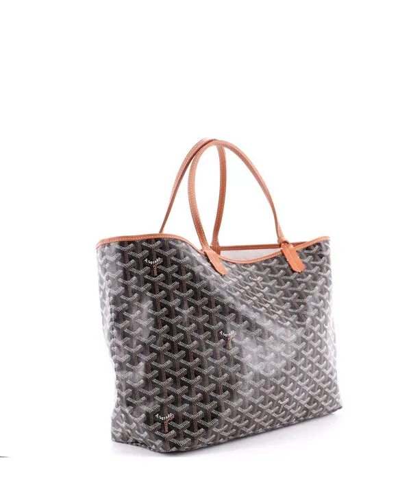 Goyard Pm Saint Louis Coated Canvas Tote - Brown