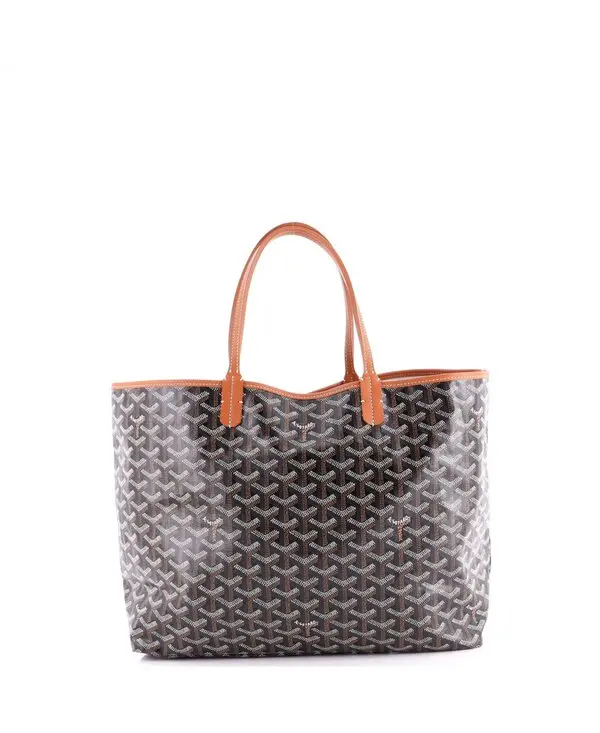 Goyard Pm Saint Louis Coated Canvas Tote - Brown