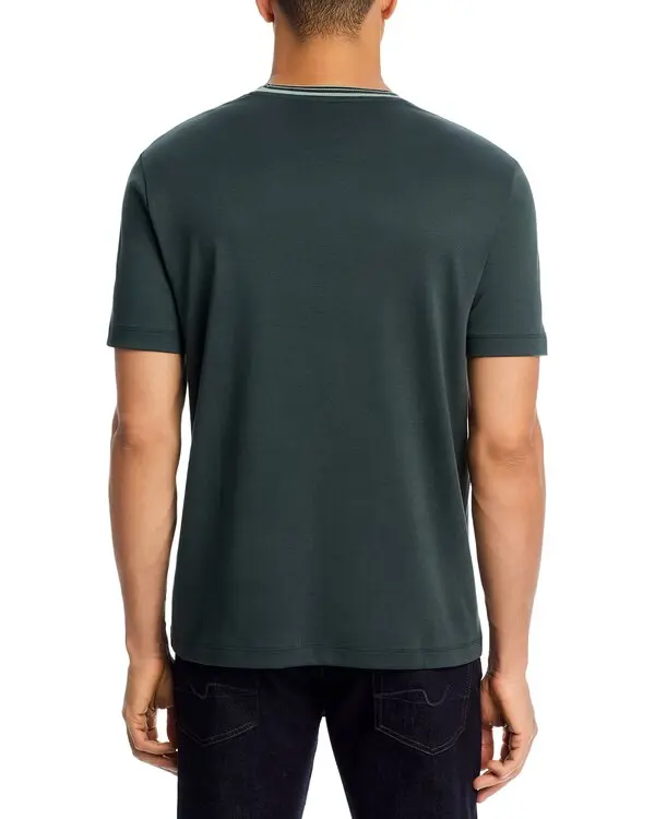 BOSS Thompson Cotton Tee - Open Green