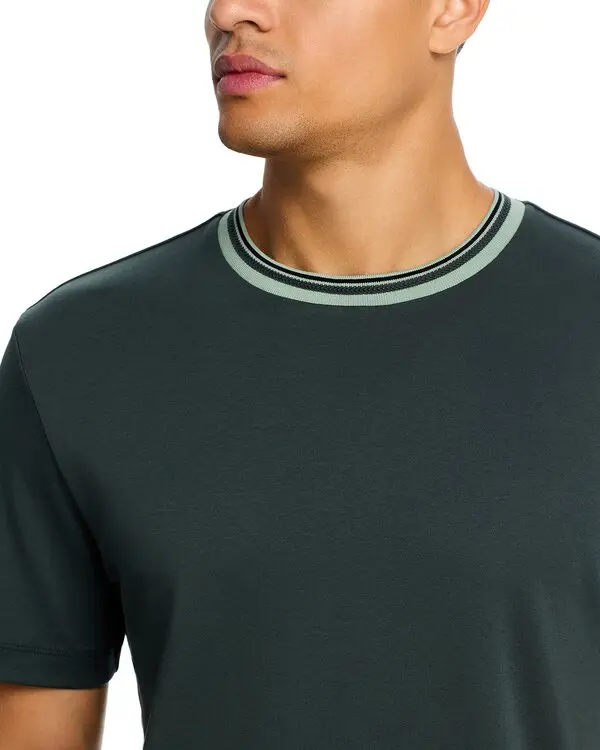 BOSS Thompson Cotton Tee - Open Green