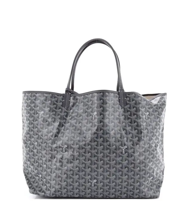 Goyard Gm Saint Louis Tote Coated Canvas - Gray