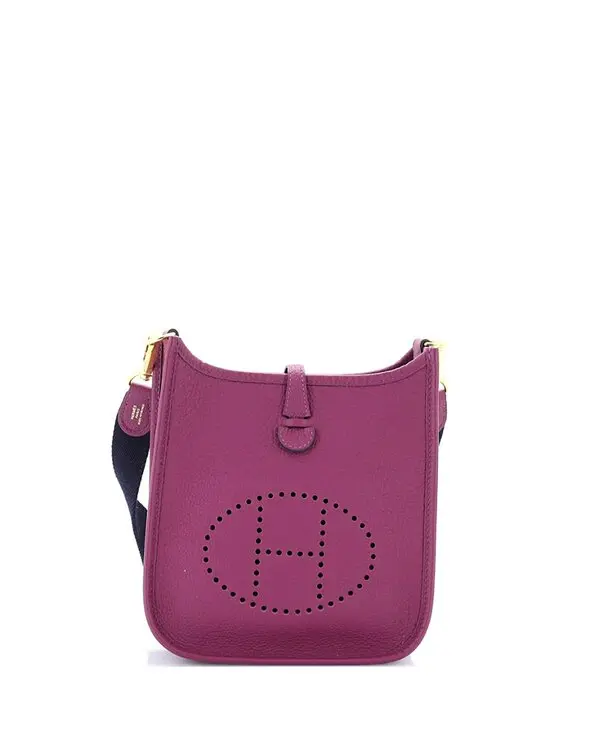 Hermès Tpm Evelyne Bag Gen Iii Clemence - Purple