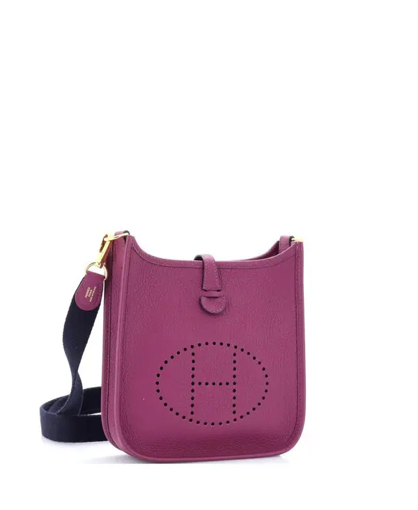 Hermès Tpm Evelyne Bag Gen Iii Clemence - Purple