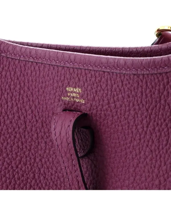 Hermès Tpm Evelyne Bag Gen Iii Clemence - Purple