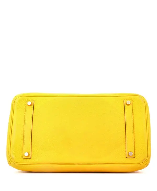 Hermès Birkin 35 Handbag Togo With Gold Hardware - Soleil