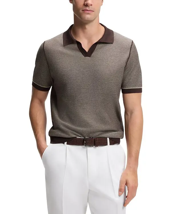 BOSS H Narcisco Polo Shirt - Dark Brown