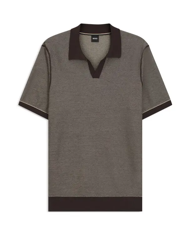 BOSS H Narcisco Polo Shirt - Dark Brown