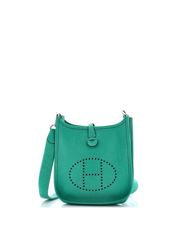 Hermès Tpm Evelyne Bag Gen Iii Clemence - Green