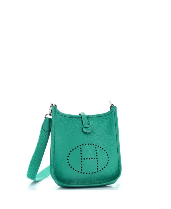 Hermès Tpm Evelyne Bag Gen Iii Clemence - Green