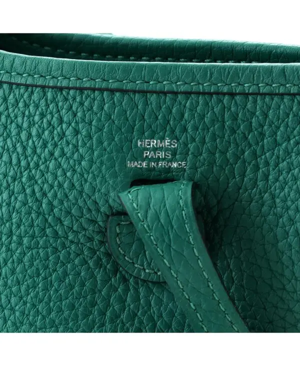 Hermès Tpm Evelyne Bag Gen Iii Clemence - Green