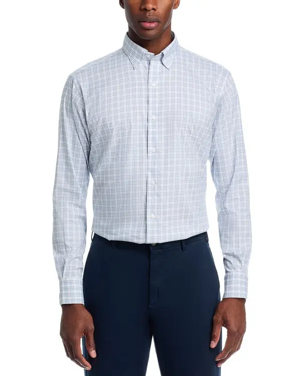 Peter Millar Rommel Performance Twill Sport Shirt - Cloudy Blue