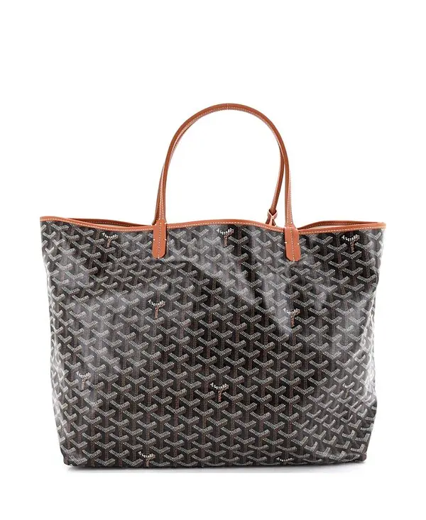 Goyard Gm Saint Louis Tote Coated Canvas - Brown