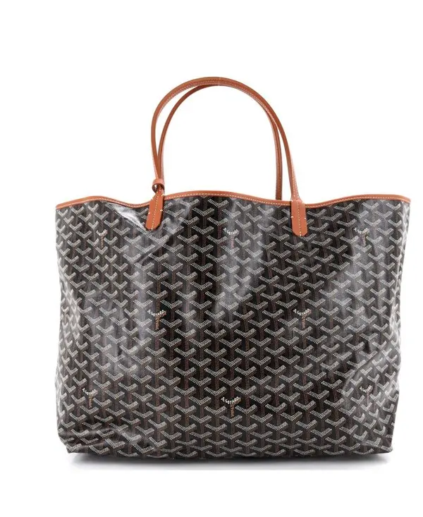Goyard Gm Saint Louis Tote Coated Canvas - Brown