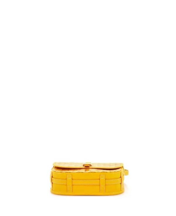 Goyard Pm Belvedere Ii Messenger Bag Coated Canvas - Yellow