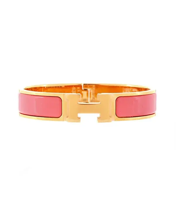 HERMES Narrow Clic H Bracelet