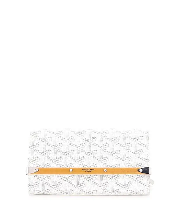 GOYARD Monte Carlo Clutch - White