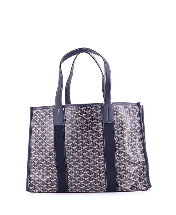 Goyard Mm Villette Tote Printed Coated Canvas - Blue