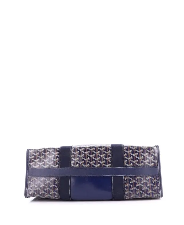 Goyard Mm Villette Tote Printed Coated Canvas - Blue