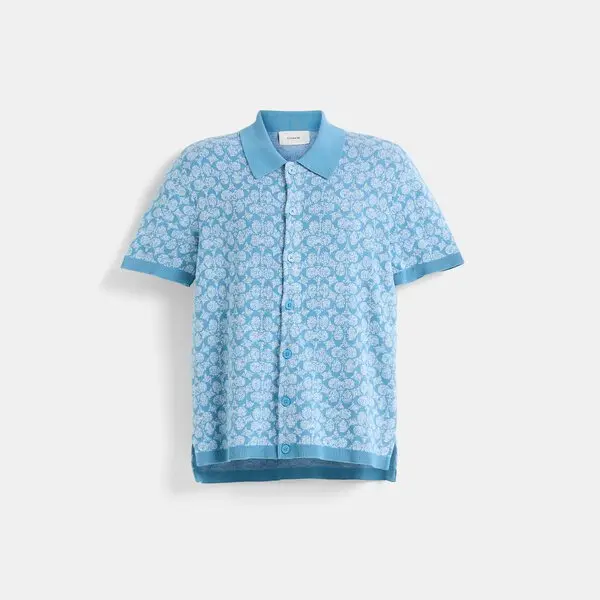 COACH Restored Signature Polo - Blue