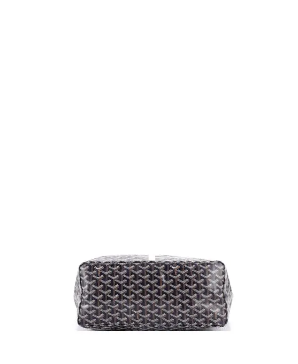 Goyard Saint Louis Pm Tote Printed Coated Canvas - Blue