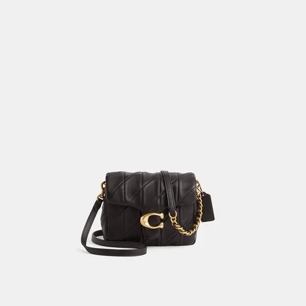 COACH Times Square Tabby Shoulder Bag 17 - Brass/black