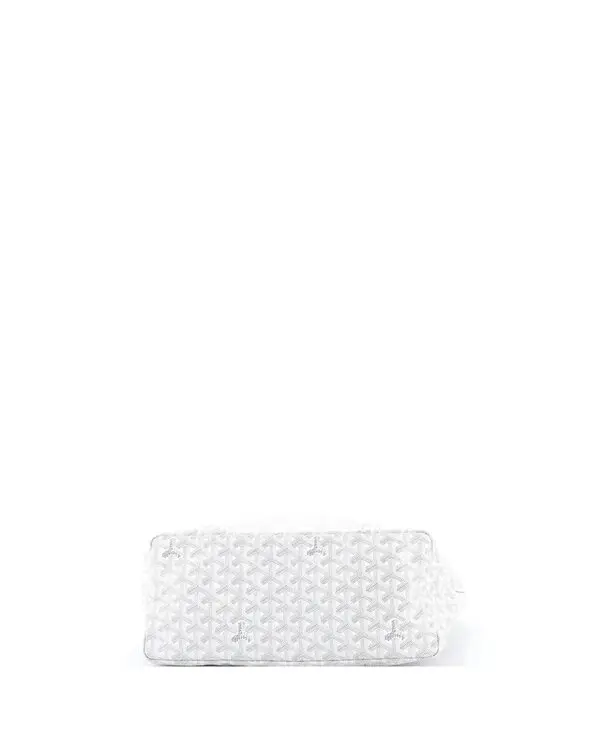Goyard Saint Louis Pm Tote Coated Canvas - White