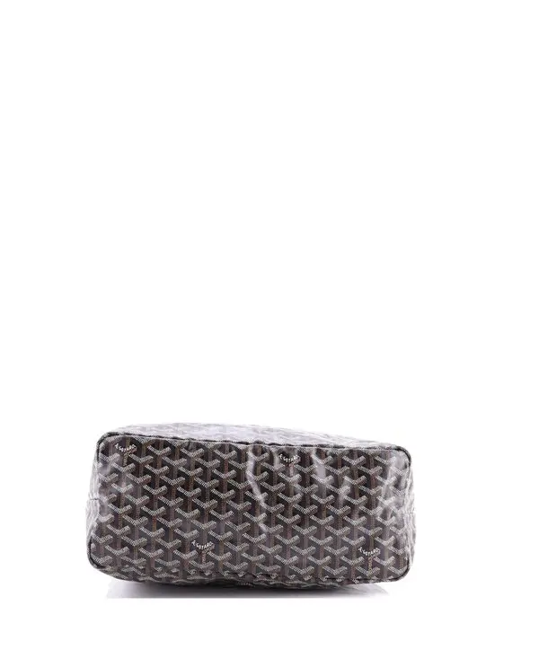 Goyard Pm Saint Louis Tote Coated Canvas - Black