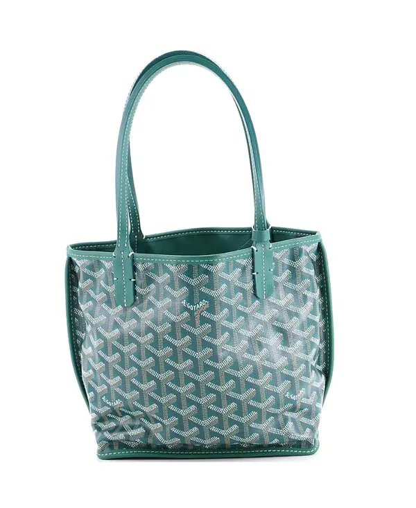 Goyard Anjou Reversible Tote Coated Canvas - Green