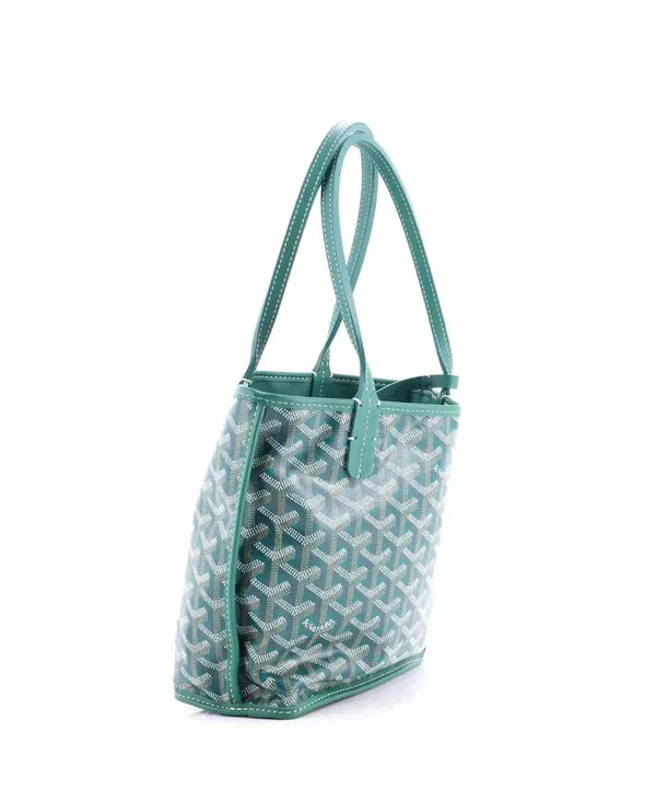 Goyard Anjou Reversible Tote Coated Canvas - Green